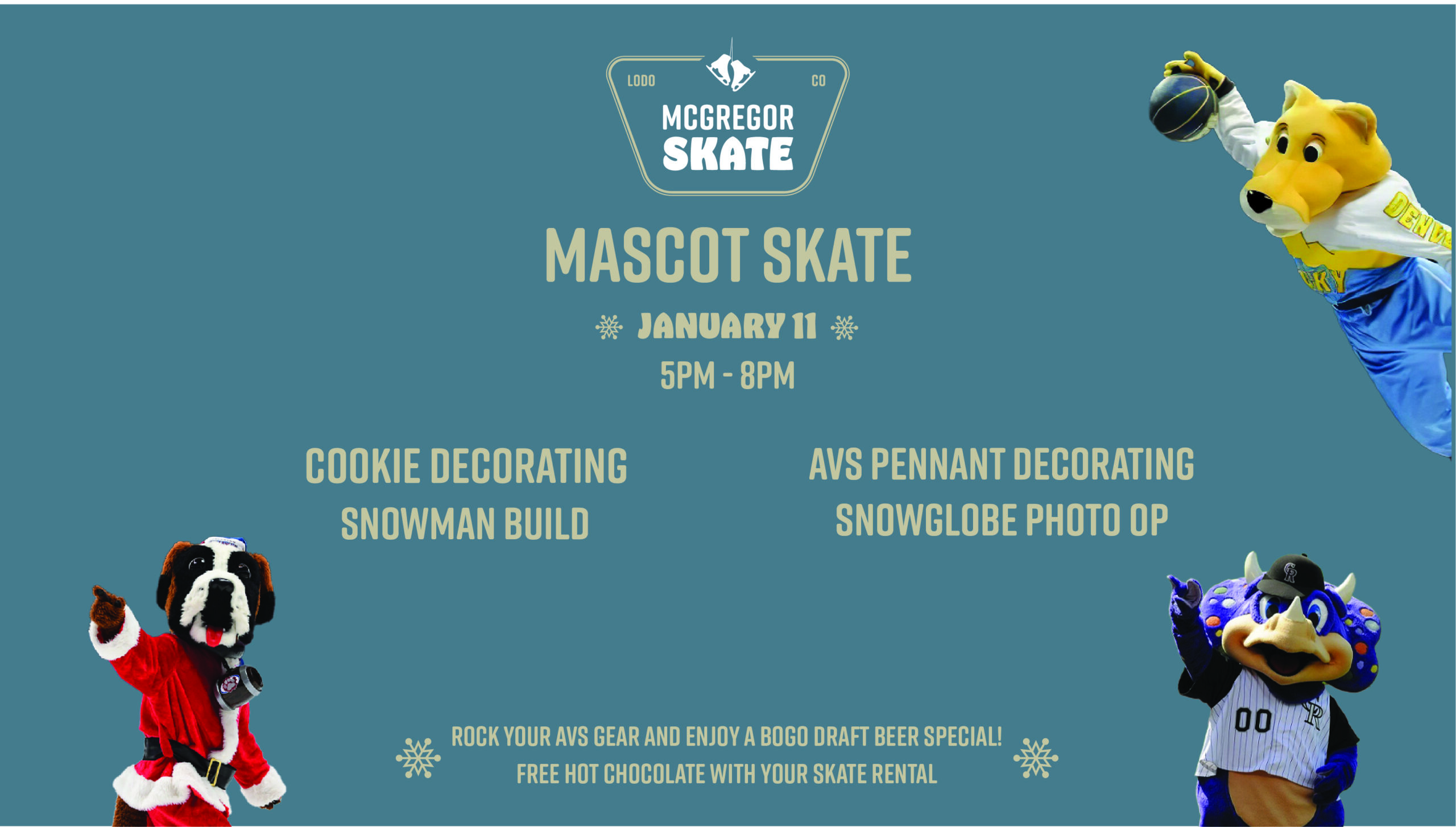 McGregor Skate Winterfest & Mascot Skate - McGregor Square